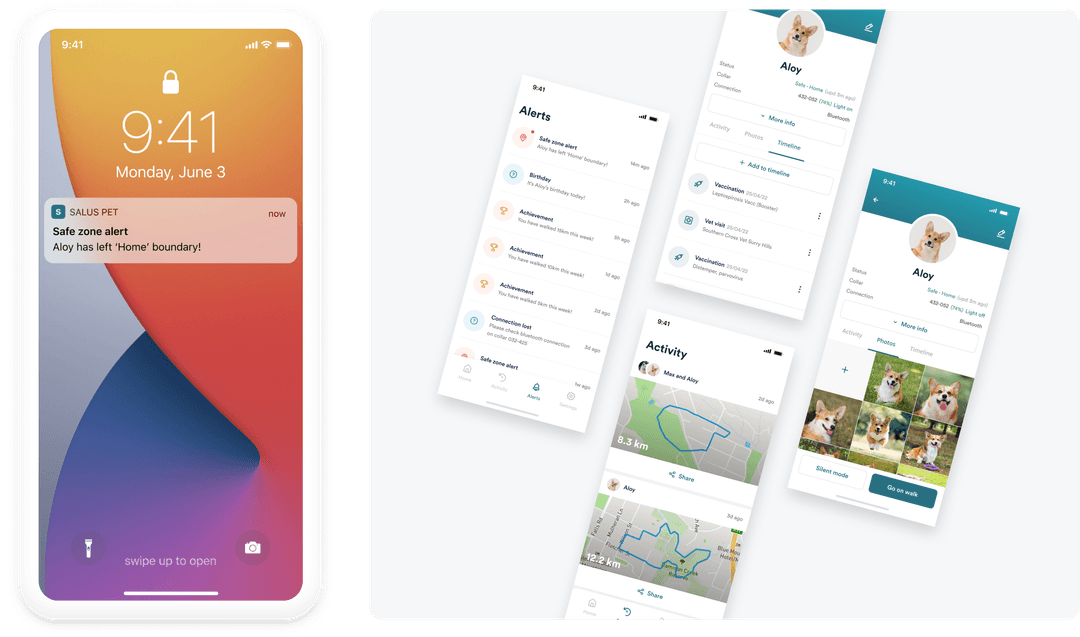 Next-gen pet monitoring and activity-tracking app | Projects | Appello ...